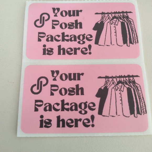 Office | 10 Your Posh Package Shipping Labels Thermal Packaging Sticker ...